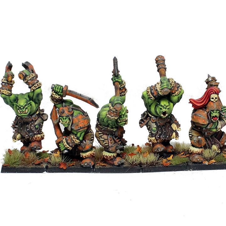 3D Printable Orc warriors by MOMminiatures